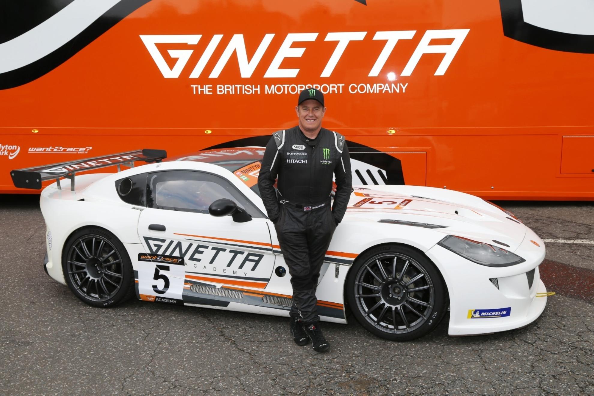 Motorcycle Legend John McGuinness's Ginetta Debut